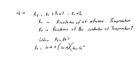 Solved A Copper Wire Has A Resistance Of 10 Ohms At 20 °c What Is The Resistance If The