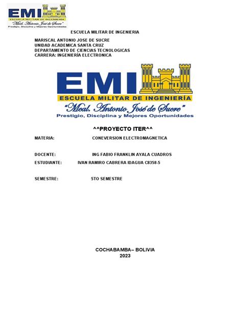 Proyecto Iter Completo Ivan Pdf La Energía Nuclear Reactor Nuclear