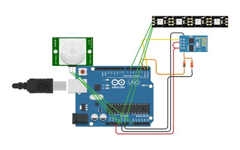 Circuit Design Copy Of Wifi Module Esp8266 Tinkercad