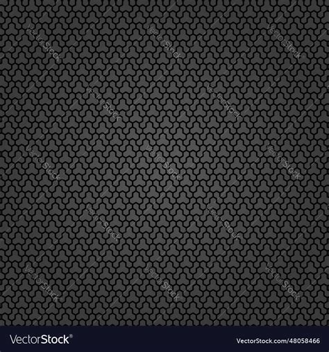 Seamless Abstract Pattern With Hexagonal Vector Image