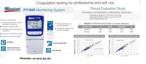 Pt Inr Monitoring System European Ce Approved At Rs 34999 New Items