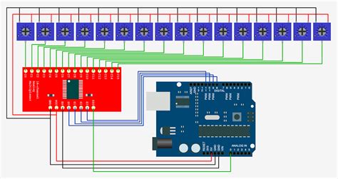 Building A Large Midi Controller With Multiple Arduinos Using I C Audio Arduino Forum