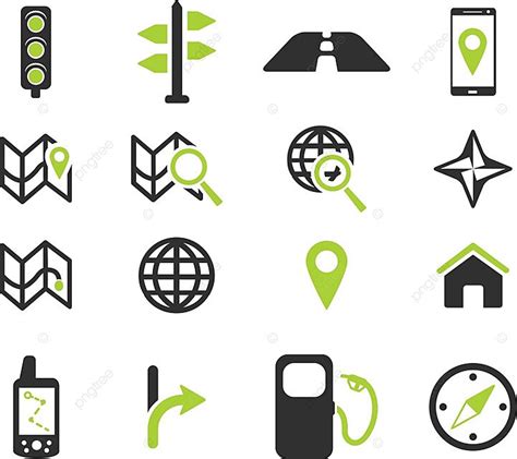 navigation simply icons a pointer map refueling search on the map