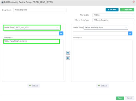 Creating New Device Monitoring Groups And Profiles Network Monitoring Tools