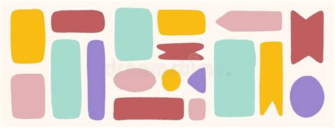 Colorful Torn Edge Label Shapes Stock Illustrations 109 Colorful Torn