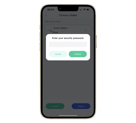 how to import a multi crypto wallet coinex wallet