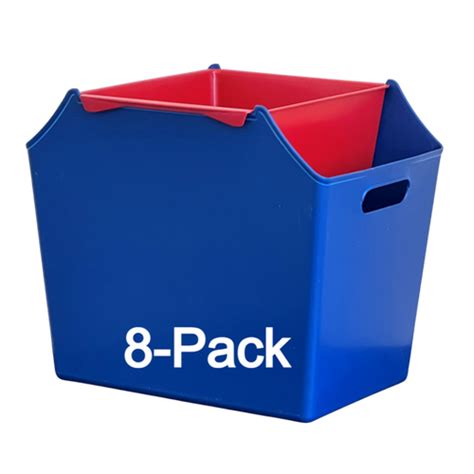 8 Pack Office Paper Recycler 2 Bin System Wheelie Bins Perth