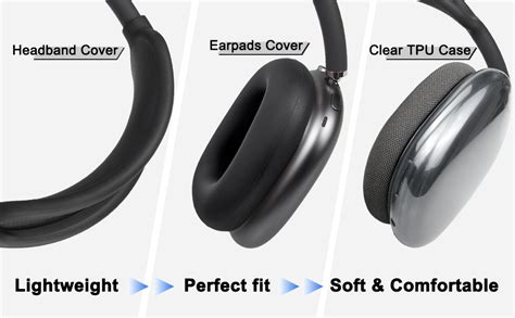 Amazon Com Soulwit Protective Kit For Airpods Max Headband Cover Tpu Case Protector