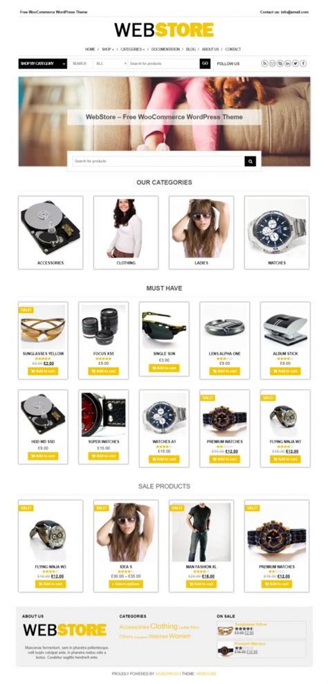 best free woocommerce wordpress themes themes4wp