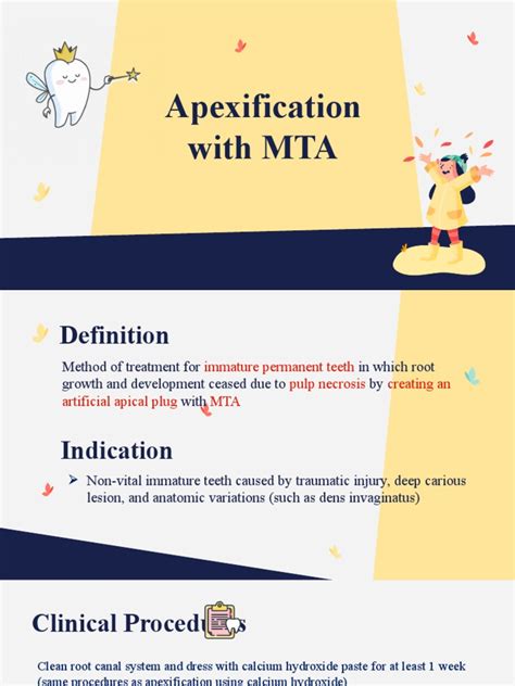 Apexification With Mta Pdf Dentistry Mouth