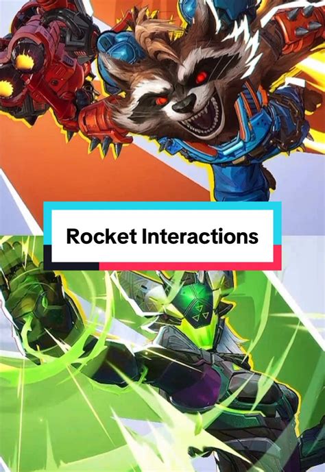 Rocket Raccoon Interactions In Marvel Rivals Gameplay Tiktok