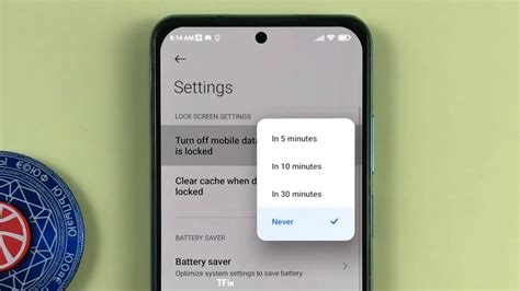 Automatically Turn Off Mobile Data After A Few Minutes Of Inactivity Xiaomi Redmi Note 10