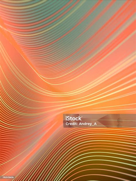 다양 한 색깔의 선으로 만든 조성 물과 현대적인 스타일의 추상화 웨이브 밴드 기하학적 패턴입니다 3d 렌더링 0명에 대한 스톡 사진 및 기타 이미지 Istock