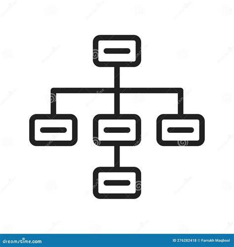 Draw Hierarchy Icon Image Suitable For Mobile Apps Web Apps And Print