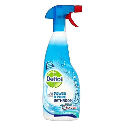 Dettol Power And Pure Bathroom Spray 750 Ml Clearance Center