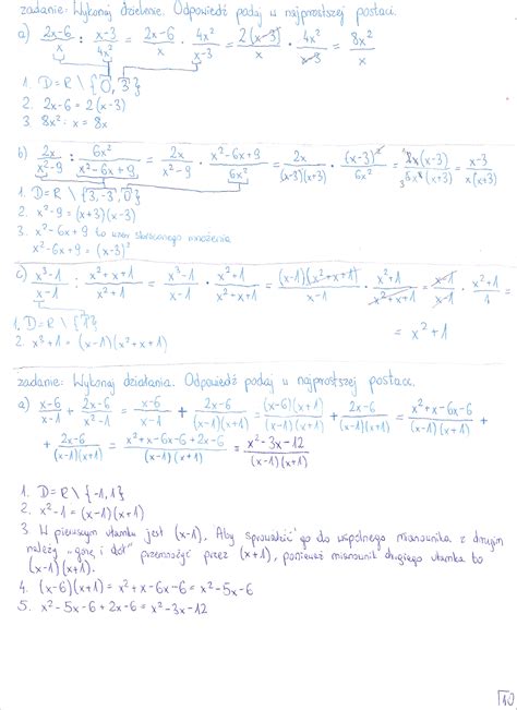 matematyka funkcje wymierne