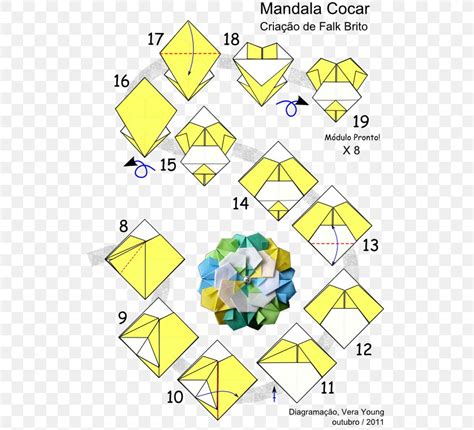 Paper Modular Origami Mandala Kusudama Png 524x744px Paper Area