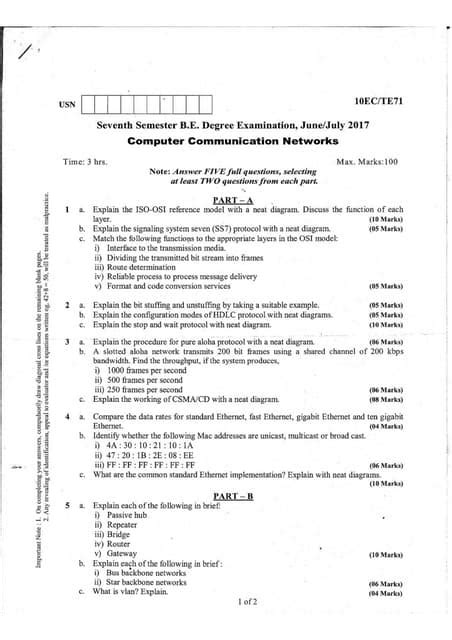 7th Semester Vtu Electronics And Communication Engineering 2010 Scheme