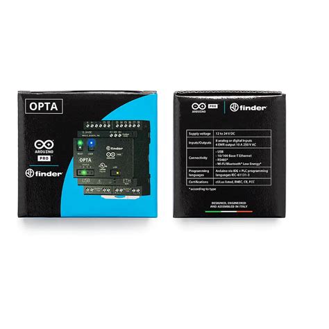 Arduino Opta Rs485 Mini Plc Eth 8diai 4relay Do Mci Electronics