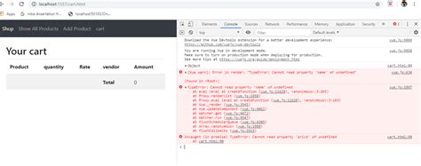 Nodejs Cannot Read Property Price Of Undefined In Vuejs