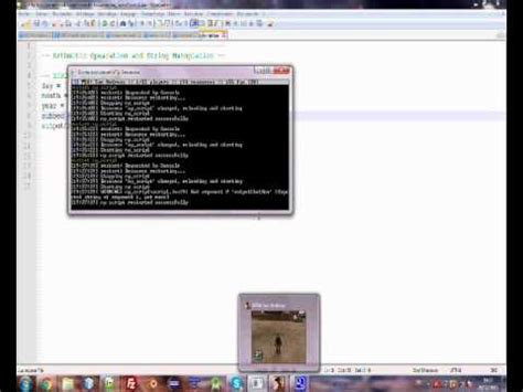 MTA SA LUA Scripting Tutorial LUA Arithmetic String Manipulation YouTube