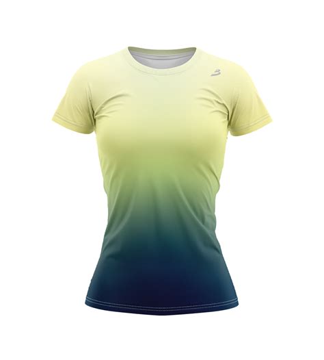 Women Linear Green Tee Bravecoid