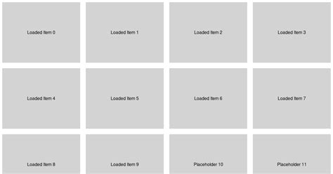 vue virtual scroll grid examples codesandbox
