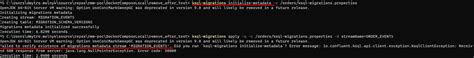 Failed To Verify Existence Of Migrations Metadata Stream MIGRATION EVENTS Issue