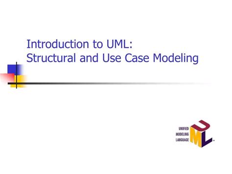 PPT Introduction To UML Structural And Use Case Modeling PowerPoint Presentation ID