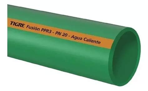 Caño Termofusión Agua Fría Caliente 75 Mm Tigre Pn20 X 4mts