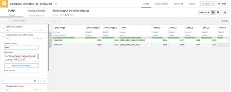Split Years From One Cell To Multiple Cell — Dataiku Community