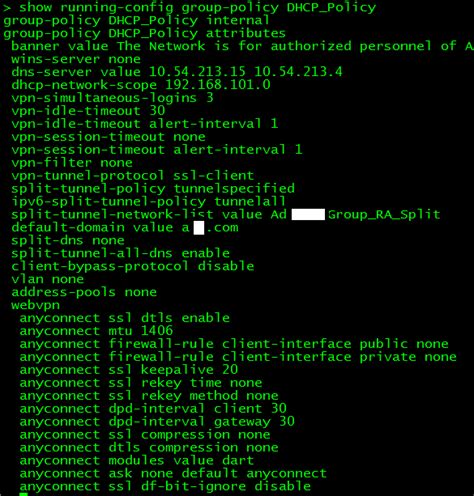 cisco ftd anyconnect dhcp cisco community