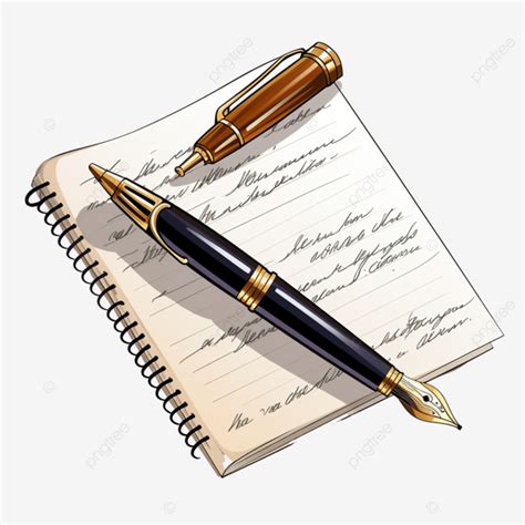 Pen And Paper Clipart
