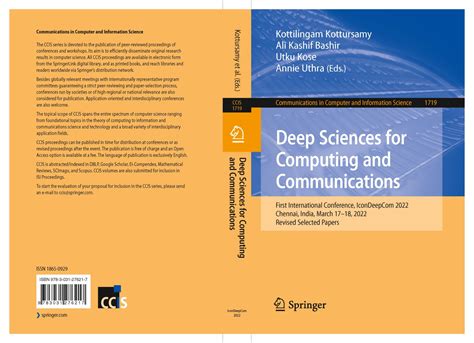 2nd International Conference On Deep Sciences For Computing And Communications Srmist