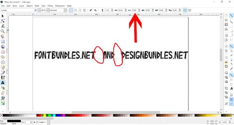 Kerning Spacing And Changing Your Text In Inkscape Design Bundles