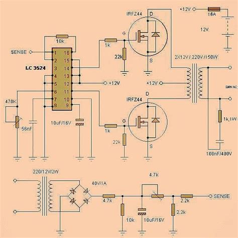 Pwm Inverter Using Ic Tl Circuit Homemade Circuit Projects Artofit