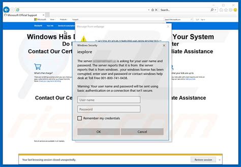Microsoft Has Detected A Malicious Virus Scam Easy Removal Steps Updated