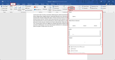 Set Different Footers On Each Page In Microsoft Word 2024