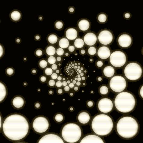 Geometric Optical Spiral Illusion 