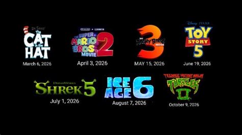 7 Upcoming Animated Movies On 2026 By Bradleybot2009 On Deviantart