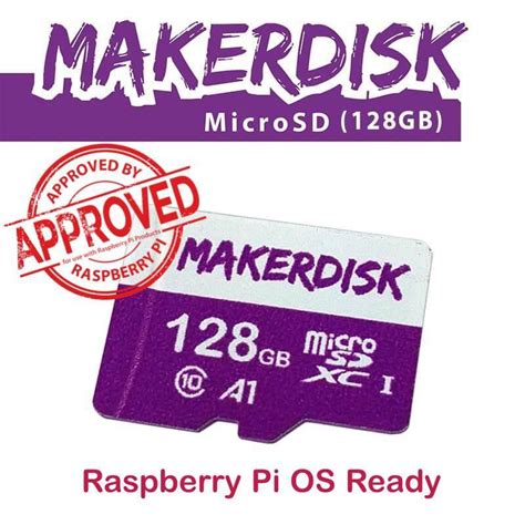 Scheda Microsd Makerdisk Approvata Da Raspberry Pi Con Sistema