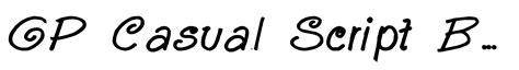 Gp Casual Script Font Webfont And Desktop Myfonts