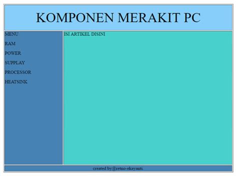 Cara Membuat Table Dengan Kode Html Paling Simple Dan Mudah Nxenes