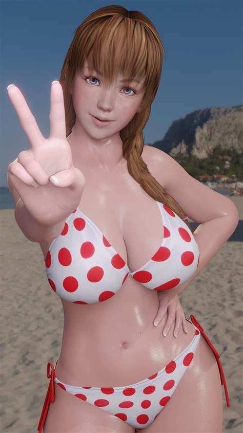Rule 34 1girls 3d Beach Big Breasts Bikini Blue Eyes Breasts Brown