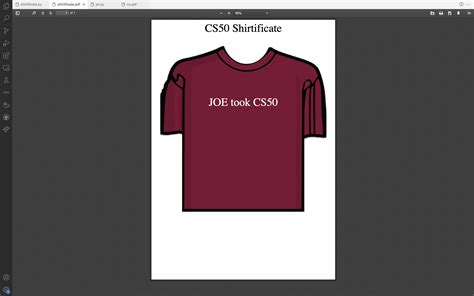 Cs50p Shirtificate Rcs50