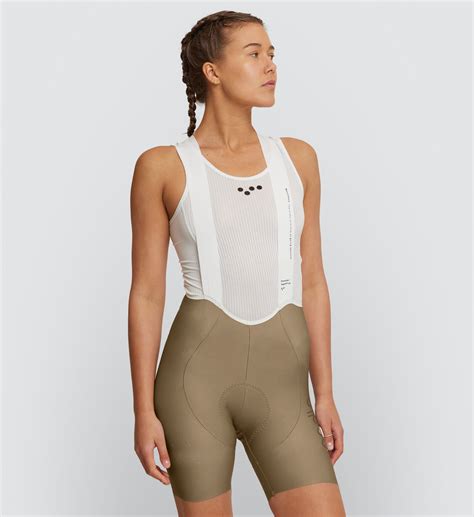 Essentials Womens Superfit 20 Cycling Bib Shorts Stone
