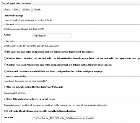 Oracle Soa Suite 11g Configure Resource Adapters On Weblogic Server Aqadapter Alok Mishra