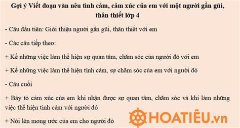 Viết đoạn văn nêu tình cảm cảm xúc của em với một người gần gũi thân