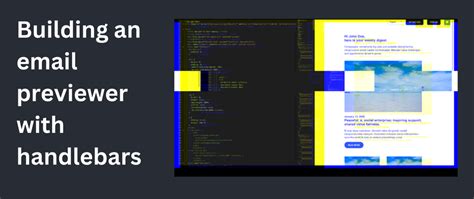 Dynamic Emails With Handlebars And Nodemailer Dev Community