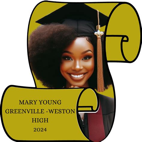Editable Graduation Scroll Fan Template Etsy